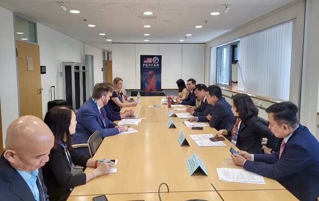 Tăng cường hợp tác quốc tế với UNAIDS, USAID, PEPFAR trong phòng, chống ...